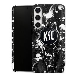 DeinDesign Galaxy S24+ Handy Premium Case Smartphone Handyh&uuml;lle Schutzh&uuml;lle gl&auml;nzend Karlsruher Sc Ksc Official Licensed Product Premium Case