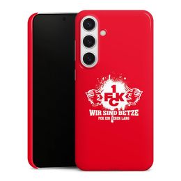 DeinDesign Galaxy S24+ Handy Premium Case Smartphone Handyh&uuml;lle Schutzh&uuml;lle gl&auml;nzend 1. Fc Kaiserslautern Spruch Official Licensed Product Premium Case