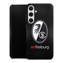 DeinDesign Galaxy S24+ Handy Premium Case Smartphone Handyh&uuml;lle Schutzh&uuml;lle gl&auml;nzend Scratch Official Licensed Product Sc Freiburg Premium Case