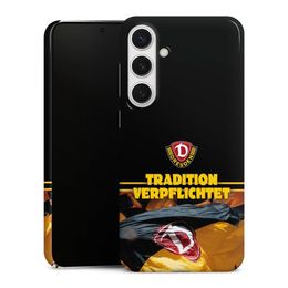 DeinDesign Galaxy S24+ Handy Premium Case Smartphone Handyh&uuml;lle Schutzh&uuml;lle gl&auml;nzend Sgd Sg Dynamo Dresden Merchandise Premium Case
