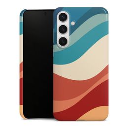 DeinDesign Galaxy S24+ Handy Premium Case Smartphone Handyh&uuml;lle Schutzh&uuml;lle gl&auml;nzend Ombre Wave Colour Premium Case