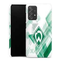 DeinDesign Galaxy A52s 5G Handy Premium Case Smartphone Handyh&uuml;lle Schutzh&uuml;lle matt Muster Official Licensed Product Sv Werder Bremen Premium Case