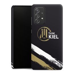 DeinDesign Galaxy A52s 5G Handy Premium Case Smartphone Handyh&uuml;lle Schutzh&uuml;lle matt Logo Handball Thw Kiel Premium Case
