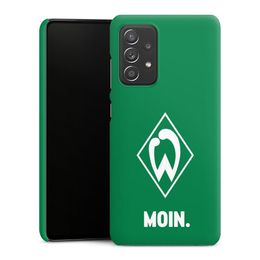 DeinDesign Galaxy A52s 5G Handy Premium Case Smartphone Handyh&uuml;lle Schutzh&uuml;lle matt Official Licensed Product Moin Sv Werder Bremen Premium Case