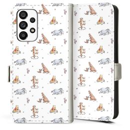 DeinDesign Galaxy A53 5G Handy Klapph&uuml;lle Handyh&uuml;lle aus Kunst Leder wei&szlig; Flip Case Winnie The Pooh Official Licensed Product Disney Sideflip mit Lasche
