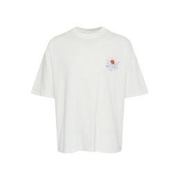 !Solid T-Shirt SOLID "T-Shirt SDOsrick", Herren, Gr. L, wei&szlig; (sanftes wei&szlig;), Obermaterial: 100% Baumwolle CO., Shirts T-Shirt