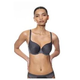 B&uuml;gel-BH Mey "Joan", Damen, Gr. 75, Cup F, schwarz (new schwarz diamond), Single Jersey, Obermaterial: 77% Polyamid, 23% Elasthan, BHs B&uuml;gel-BH, Full-Cup, Ziertr&auml;ger verstellbar, Topseller