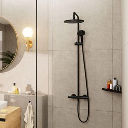 Hansgrohe Vernis Blend Aufputz-Duschsystem mit Thermostat, 26428670,