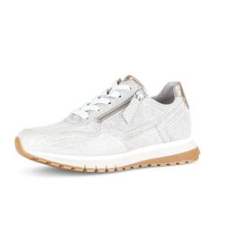 Sneaker Gabor "Sneaker low", Damen, Gr. 35,5, gold, Schuhe Sneaker
