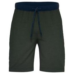 Bermudas Tom Tailor "Dallas", Herren, Gr. 48S, N-Gr, gr&uuml;n, Web, Obermaterial: 65% Baumwolle, 30% Polyester, 5% Elasthan, kniefrei, Hosen Bermudas, Kordelzug, Seitentaschen, bequem, atmungsaktiv, locker, Baumwollmix
