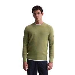 Marc O'Polo Rundhalspullover MARC O'POLO "aus reiner Bio-Baumwolle", Herren, Gr. XL, gr&uuml;n (avery fern), Obermaterial: 100% Baumwolle, unifarben, Rundhals, Pullover Rundhalspullover