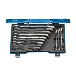 Gedore Maulschl&uuml;ssel-Satz mit Ringratsche, umschaltbar, Set 12-tlg, SW 8-19 mm, abgewinkelt, Schraubenschl&uuml;ssel, 7 UR-012 (2297418)