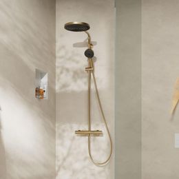 Hansgrohe Pulsify S Puro Aufputz-Duschsystem mit Thermostat, 24237140,