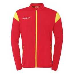 Trainingsjacke Uhlsport "Trainingsjacke Squad 27", Herren, Gr. L, rot (rot, limonengelb), Obermaterial: 100% Polyester Pol. recyc.., Jacken Trainingsjacke