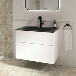 Villeroy & Boch Villeroy & Boch Somera Schrank mit Waschtisch B: 80 T: 50 cm, 2 Ausz&uuml;ge, 5A7181R7+B80500VF,