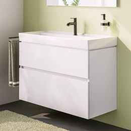 Villeroy & Boch Villeroy & Boch Collaro Waschtisch, evineo ineo5 evo Unterschrank B: 100 cm, 2 Ausz&uuml;ge, mit Griffmulde,, 4A33A2RW+BE0725WM,