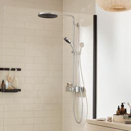 Hansgrohe Pulsify S Aufputz-Duschsystem mit Thermostat, 24221000,