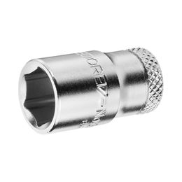 Gedore Steckschl&uuml;sseleinsatz, Nuss, 1/4 Zoll 6,3 mm Antrieb, 6-kant, 4,5 mm Weite, Werkzeug, 20 4,5, Stahl verchromt (6165590)