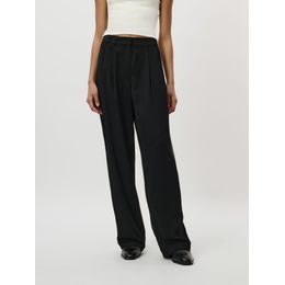 Bundfaltenhose LEGER "Kora, LeGer by Lena Gercke", Damen, Gr. 34, N-Gr, schwarz, Web, Obermaterial: 100% Polyester, unifarben, regular fit lang, Hosen, Regular fit
