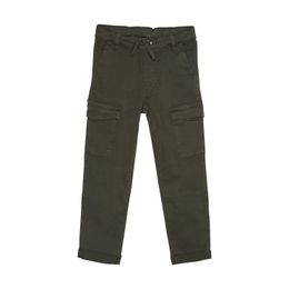 Cargohose Minymo "Cargohose MIPants", Jungen, Gr. 116, N-Gr, gr&uuml;n (olive night), Obermaterial: 97% Baumwolle CO. 3% Elasthan EL., Hosen Cargohose