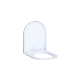 Geberit WC-Sitz Acanto Scharn. MS verchromt, m Absenkaut., wei&szlig; (500660012)
