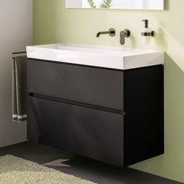 Villeroy & Boch Villeroy & Boch Collaro Waschtisch, evineo ineo5 evo Unterschrank B: 100 cm, 2 Ausz&uuml;ge, mit Griffmulde,, 4A33A3R1+BE0725BM,
