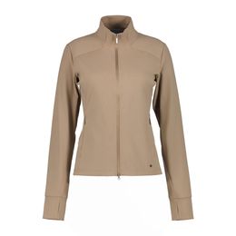 Trainingsjacke Luhta "Luhta Midlayer Eijala", Damen, Gr. L, sand, Stoff, 77% Polyamid, 23% Elasthan, normal, Jacken Trainingsjacke