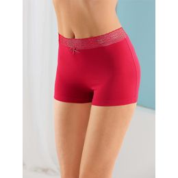 w&auml;schepur Panty W&Auml;SCHEPUR, Damen, Gr. 38, 2 Stk., rot, 95% Baumwolle, 5% Elasthan, Unterhosen Panty