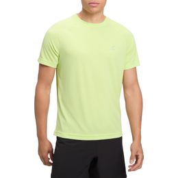 Laufshirt Energetics "HE.-T-SHIRT MARTIN SHORT SLEEVE M", Herren, Gr. L, gr&uuml;n lime, Obermaterial: 100% Polyester, Rundhals, Shirts Laufshirt, mit kurzer &Auml;rmell&auml;nge, f&uuml;r Training und Laufeinheiten
