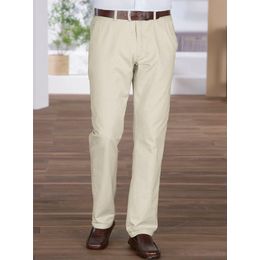 Dehnbund-Hose CLASSIC, Herren, Gr. 48, Normalgr&ouml;&szlig;en, beige, 100% Baumwolle, unifarben, lang, Hosen