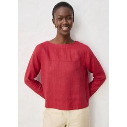 bonprix Tunika aus reinem Leinen, rot, Gr.48, moderne Leinen-Tunika hinten am R&uuml;cken zum Binden, aus Leinen