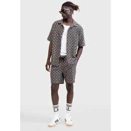 REDEFINED REBEL EST. 2013 Langarmhemd REDEFINED REBEL "Redefined Rebel Shirt RRZander Shirt BOXY FIT", Herren, Gr. L, schwarz check, Web, 100% Baumwolle, Hemden