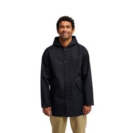 Regenjacke Quiksilver "Diamond Rain", Herren, Gr. L, schwarz, Obermaterial: 65% Microfaser, 35% Walkfrottier;, Jacken Regenjacke