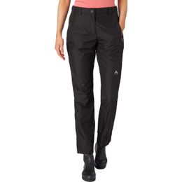 Regenhose McKINLEY "Da.-Regenhose Carlow II wms", Damen, Gr. 46, N-Gr, schwarz, Obermaterial: 100% Polyester, Hosen Regenhose