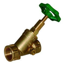 Aalberts SEPP DIN-Basis Freistromventil 0048916 DN 40 x Rp 1 1/2, steigende Spindel, ohne Entleerung, Messing