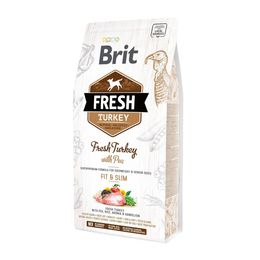 Brit Fresh Overweight & Senior dogs - Turkey - Fit & Slim Hunde-Trockenfutter f&uuml;r &uuml;bergewichtige und &auml;ltere Hunde 2,5kg