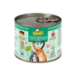 Granatapet Delicatessen Wild PUR Katzen-Nassfutter getreidefrei 6x200g