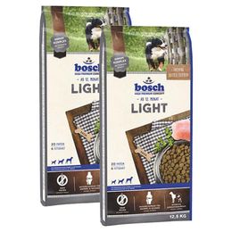 Bosch Light Hunde-Trockenfutter f&uuml;r ausgewachsene Hunde 2x12,5kg