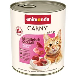 animonda Carny Adult Multi-Fleischcocktail Katzen-Nassfutter getreidefrei 6x800g