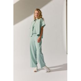 Schlupfhose THE FASHION PEOPLE, Damen, Gr. 34, Normalgr&ouml;&szlig;en, gr&uuml;n, Obermaterial: 65% Lyocell, 35% Baumwolle., unifarben, Hosen Schlupfhose