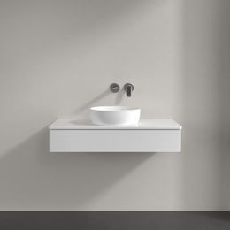 Villeroy & Boch Villeroy und Boch Antao Waschtisch-Unterschrank K09110GF 100x19x50cm, Waschbeckenplattenfarbe Lack, glossy white lacquer