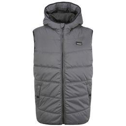 !Solid Steppweste SOLID "Steppweste SDAtsu", Herren, Gr. XL, grau (iron gate), Obermaterial: 100% Polyester PES., Westen Steppweste