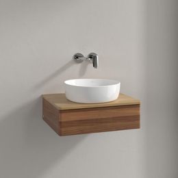 Villeroy & Boch Villeroy und Boch Antao Waschtisch-Unterschrank K07011HM 60x19x50cm, Waschbeckenplattenfarbe honey oak, warm walnut