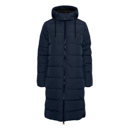 Winterjacke oxmo "Wintermantel OXSoliana", Damen, Gr. M, blau (total eclipse), Obermaterial: 100% Polyester PES., M&auml;ntel Winterjacke