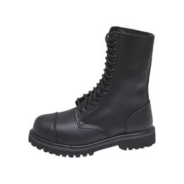 Stiefel Brandit "Brandit Accessoires 14 Eyes Phantom Boots", Herren, Gr. 38, schwarz, unifarben, Schuhe Stiefel