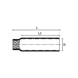HellermannTyton Warmschrumpfkappe 3:1 PEC-3/1 schwarz PEC-3/1-POX-BK-L1 (416-00000)