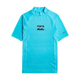 Rash Guard Billabong "Waves All Day", Kinder, Gr. XL, blau (bright blau), Obermaterial:85% Microfaser, 15% Elasthan;, Shirts