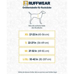 Ruffwear Hunderucksack Palisades Pack Red Sumac L/XL