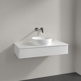 Villeroy & Boch Villeroy und Boch Antao Waschtisch-Unterschrank K09010GF 100x19x50cm, Waschbeckenplattenfarbe Lack, glossy white lacquer
