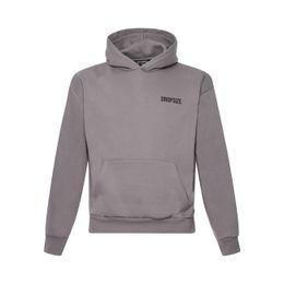 Kapuzensweatshirt DROPSIZE "Dropsize HEAVY OVERSIZE HD PRINT HOODIE", Herren, Gr. L, driftwood, 70% Baumwolle, 30% Polyester, Sweatshirts